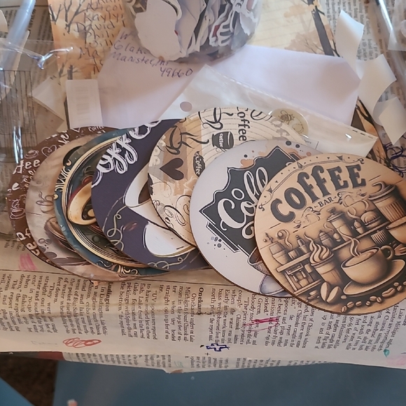 Kitchen | Vintage Coffeethemed Decorative Plates Set | Poshmark